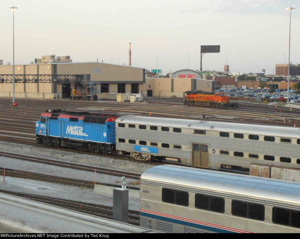 METX 103 & BNSF 6774